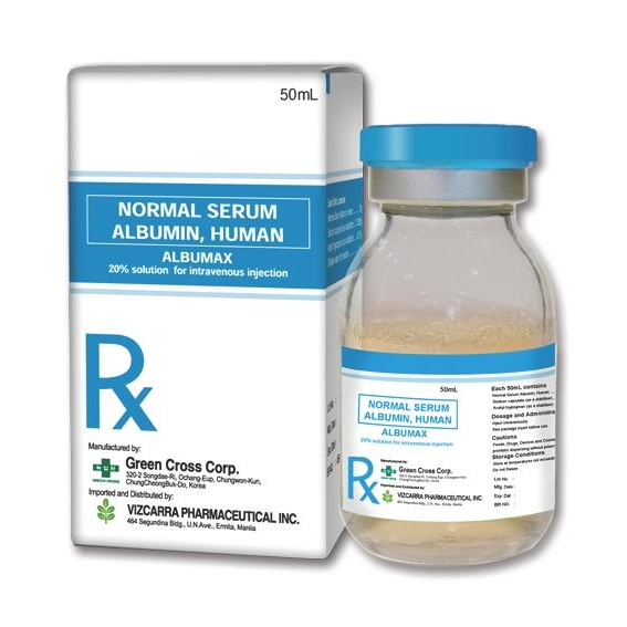 ALBUMAX Albumin (Human) 20.0% Solution for IV Injection 50mL price in ...